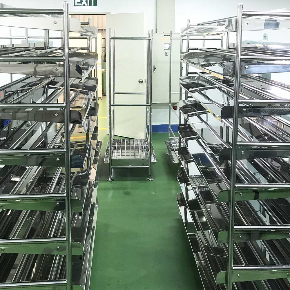 Kệ thép không gỉ sản xuất thực phẩm/Stainless steel shelves for food ...