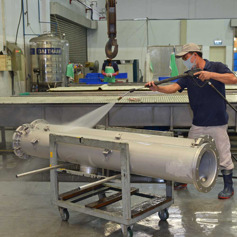 Pipe cleaning (pickling) / Làm sạch đường ống (rửa axit) | VINA ASTEC ...